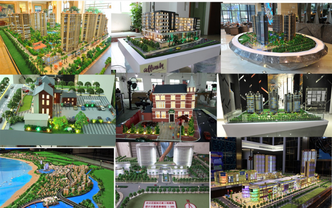 Commercial Shopping Mall Model , 1 / 50 Scale Construction Scale Models
