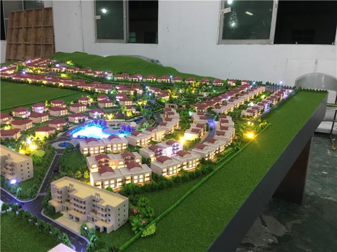 Led Lighting Architectural Model Making Materials , Real Estate Scale ...