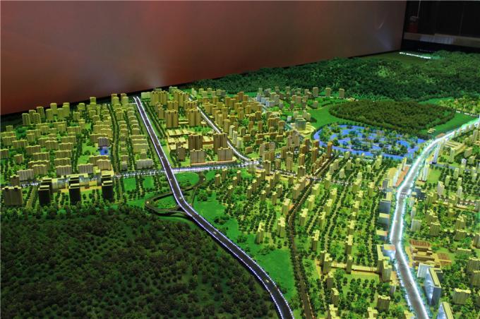 1 / 1000 Scale Miniature Architectural Models For Urban Planning Display